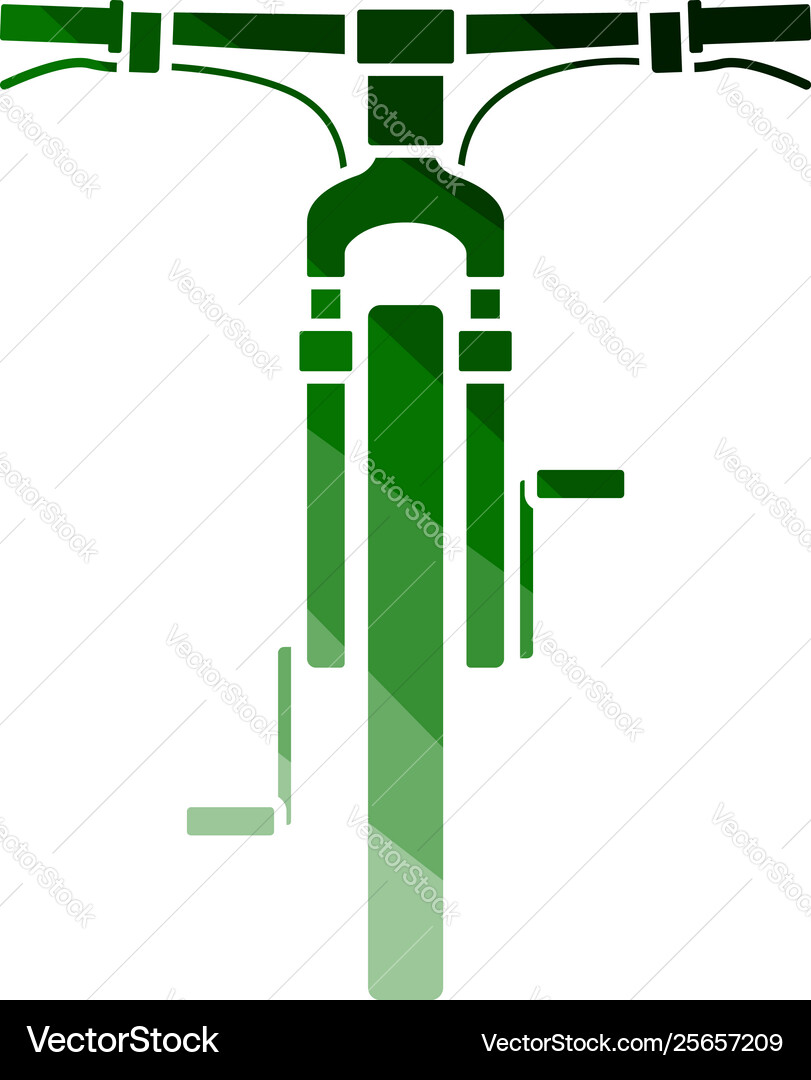 Bike icon front view Royalty Free Vector Image
