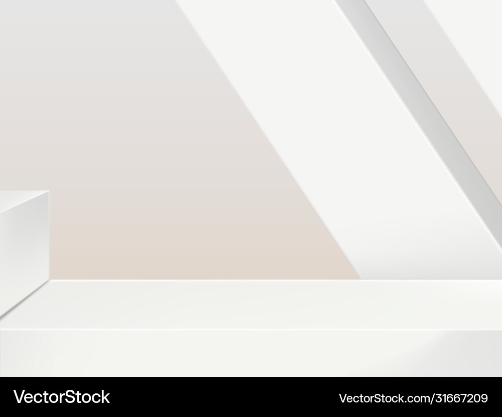 Minimal geometry product display background Vector Image
