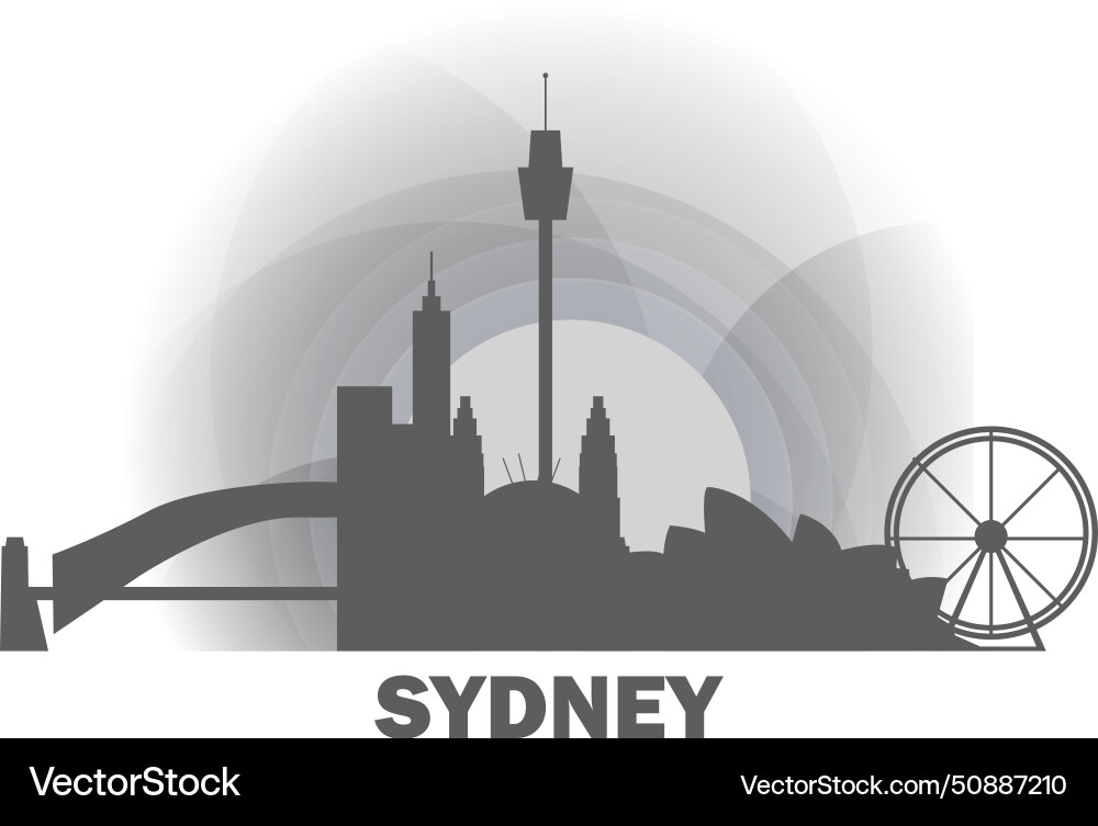 Australia sydney Royalty Free Vector Image - VectorStock