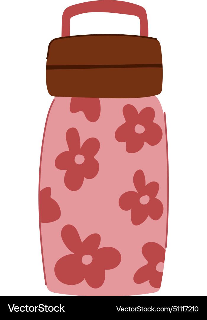 Go reusable coffee cup cartoon Royalty Free Vector Image