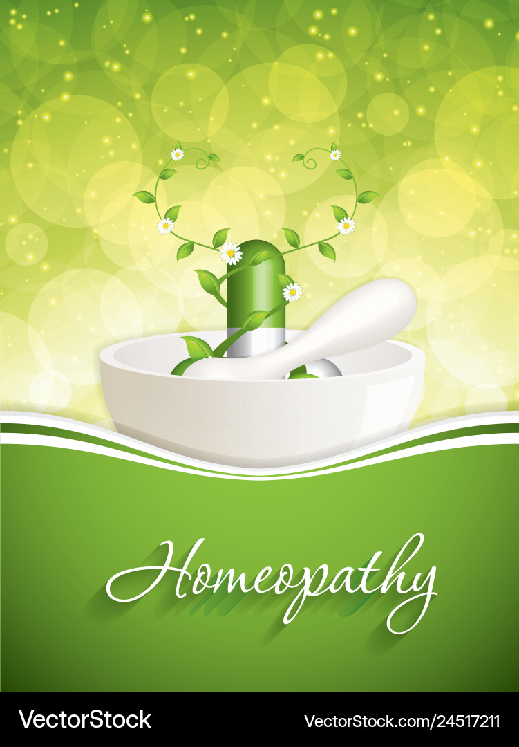 Homeopathy Royalty Free Vector Image - VectorStock