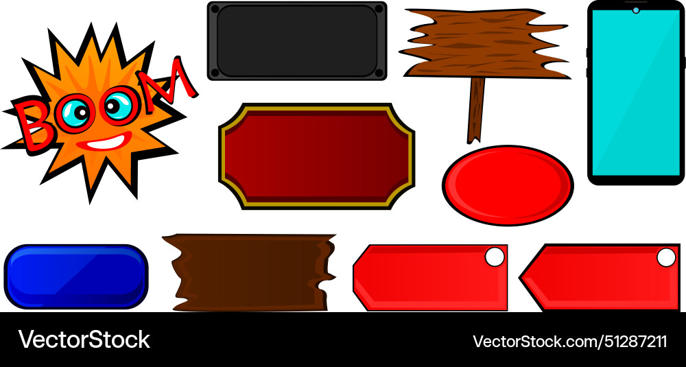 Icon pack Royalty Free Vector Image - VectorStock