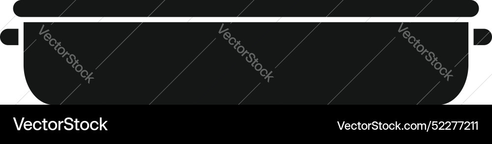 Rectangular baking dish with handles for delicious