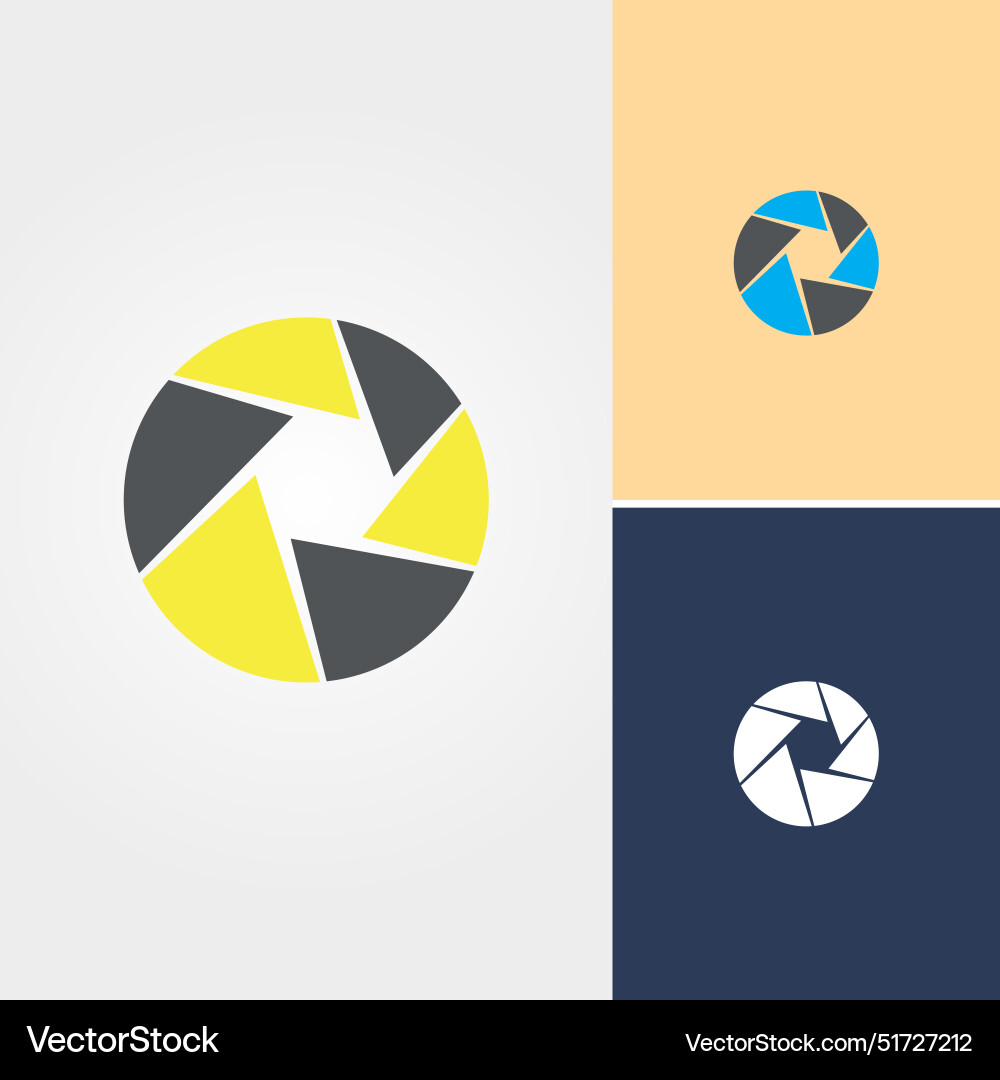 Shutter logo Royalty Free Vector Image - VectorStock