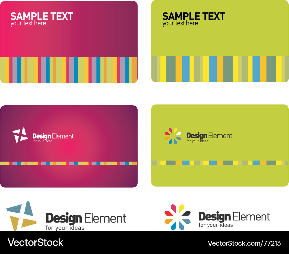 Business card Royalty Free Vector Image - VectorStock