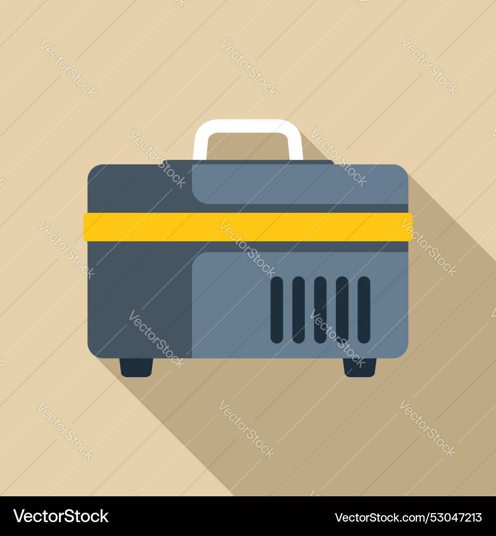Portable fridge keeping food and drinks cold Vector Image