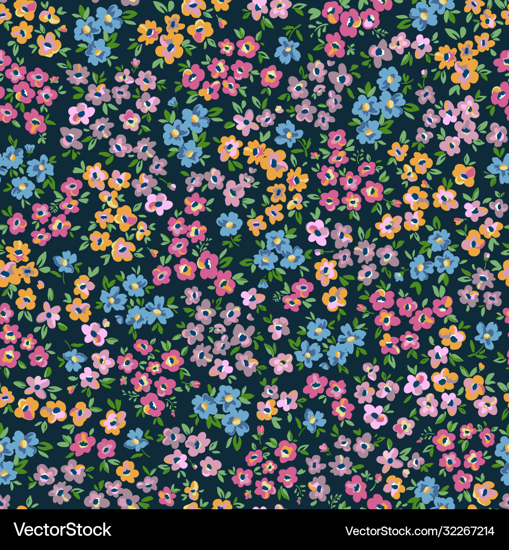 Floral Ditsy Pattern Royalty Free Vector Image