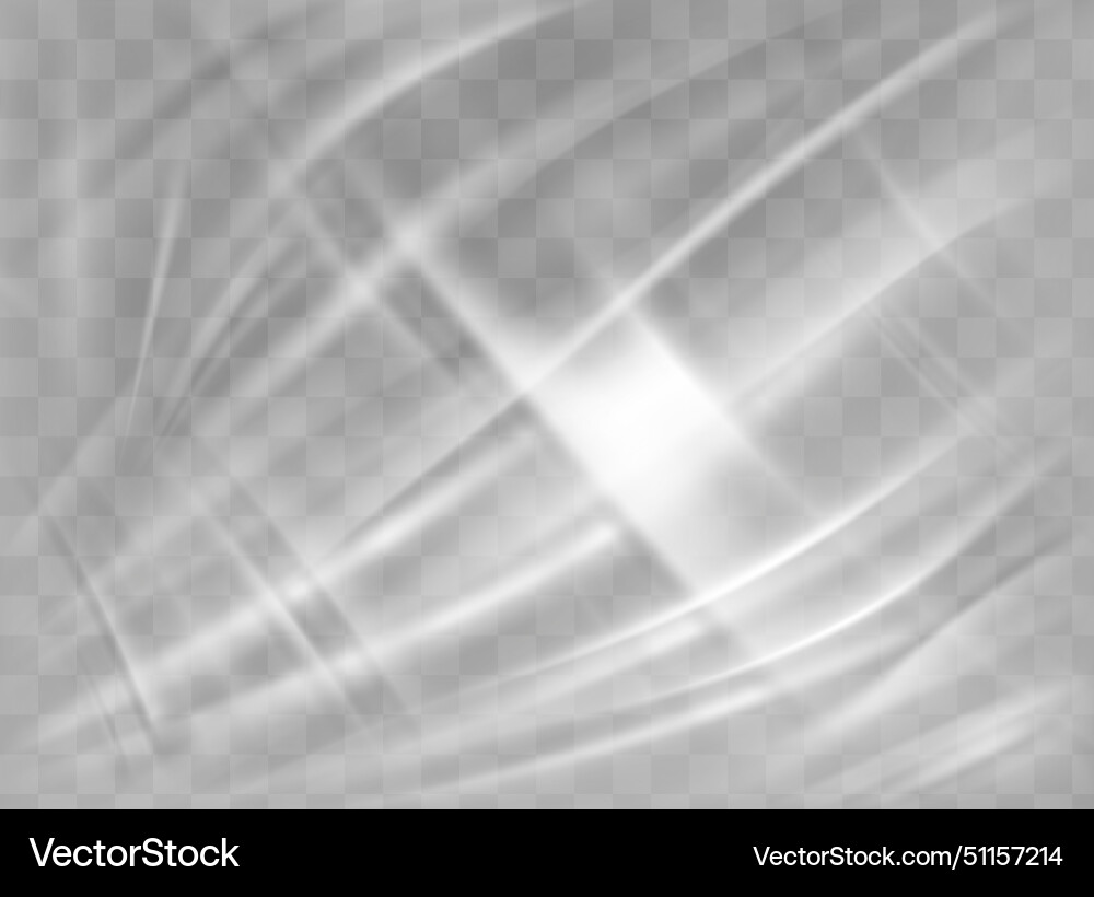 Transparent light polyethylene plastic warp eps10 Vector Image