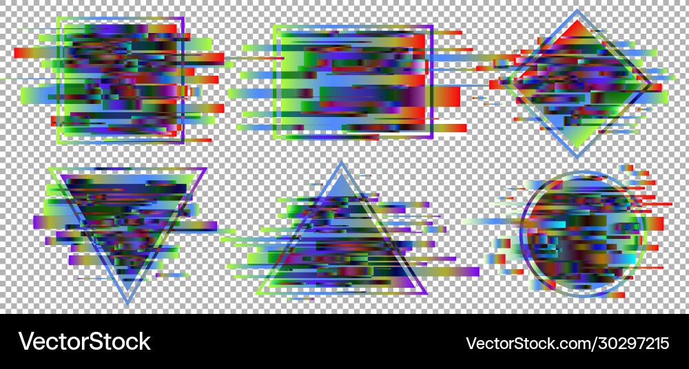Glitch background Royalty Free Vector Image - VectorStock