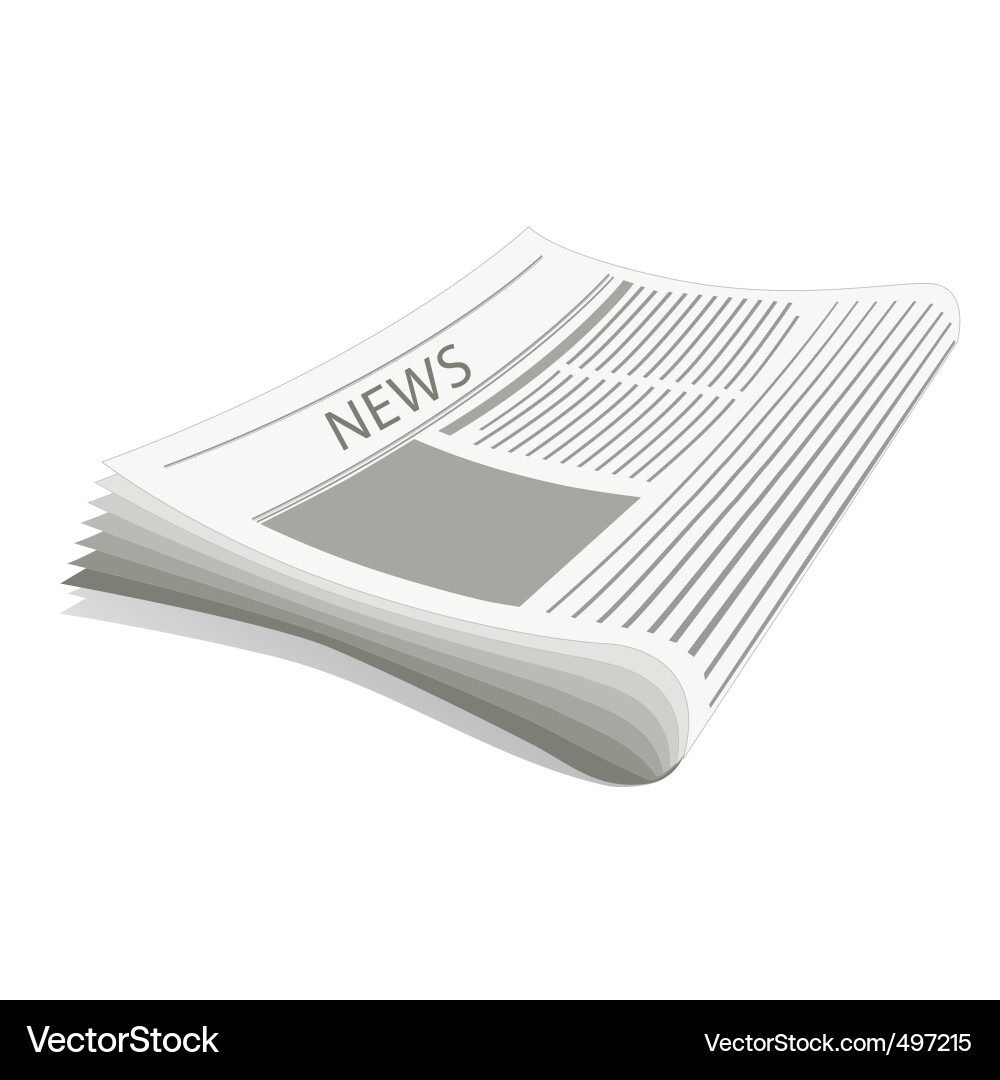 Newspaper Royalty Free Vector Image - VectorStock