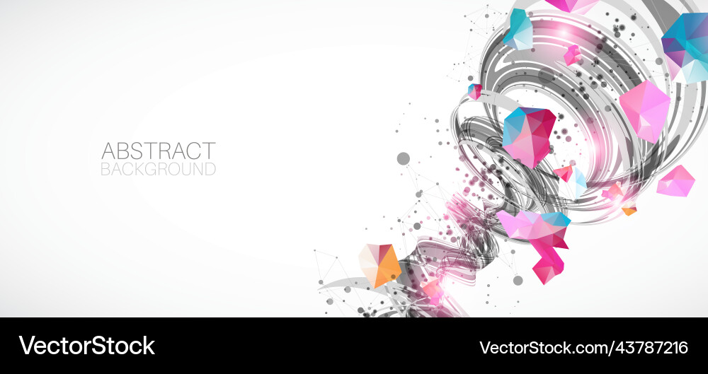 Abstract swirling colored background for design Vector Image