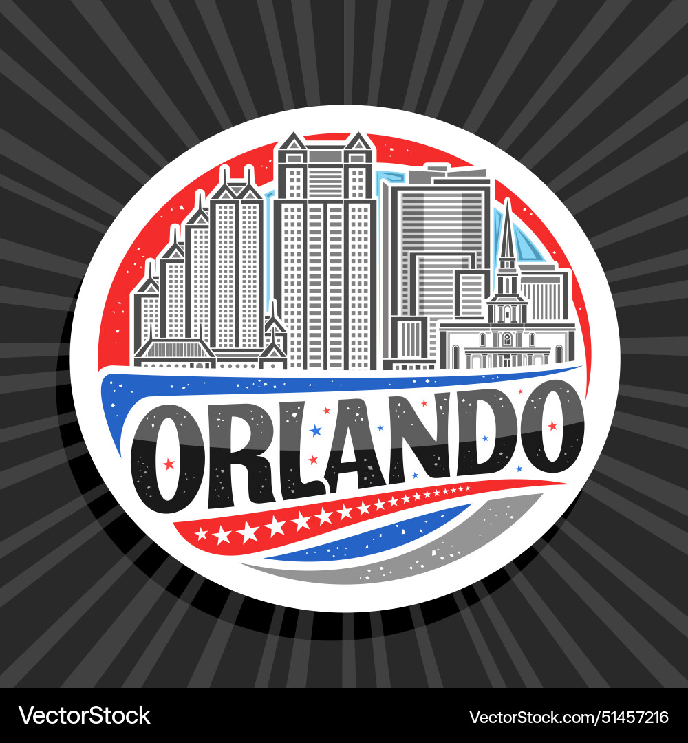 Logo for orlando Royalty Free Vector Image - VectorStock