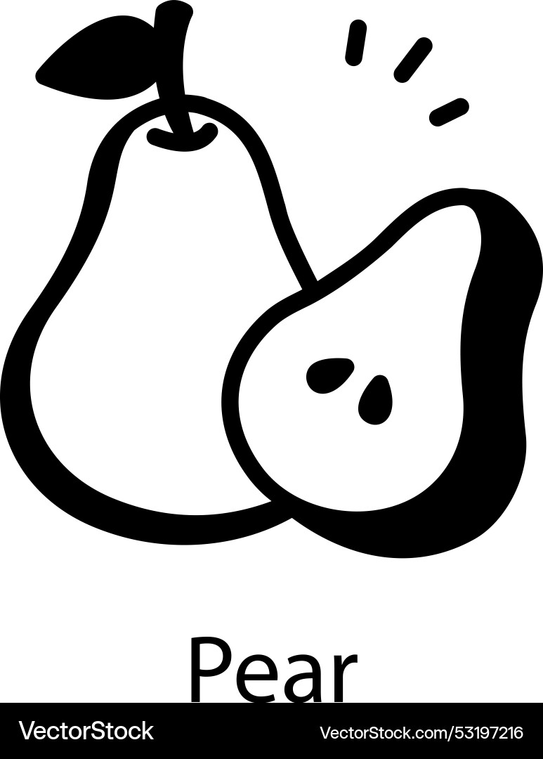 Pear Royalty Free Vector Image - VectorStock