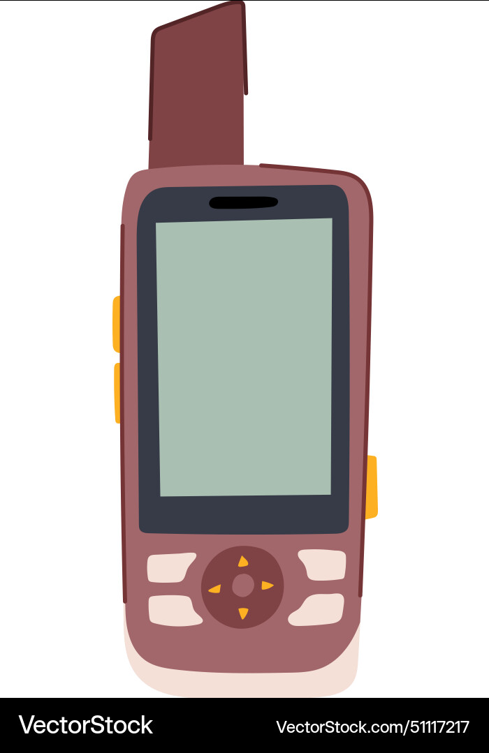 Network satellite phone cartoon Royalty Free Vector Image