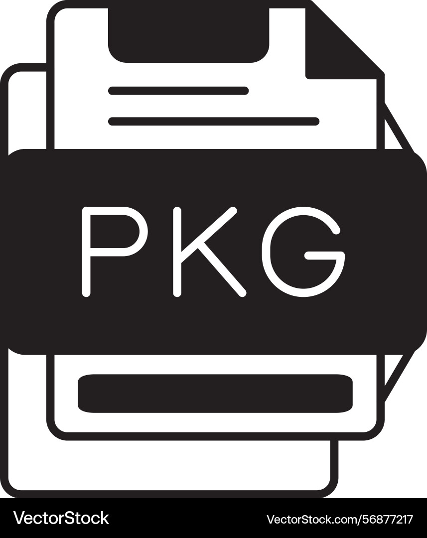 Pkg icon Royalty Free Vector Image - VectorStock