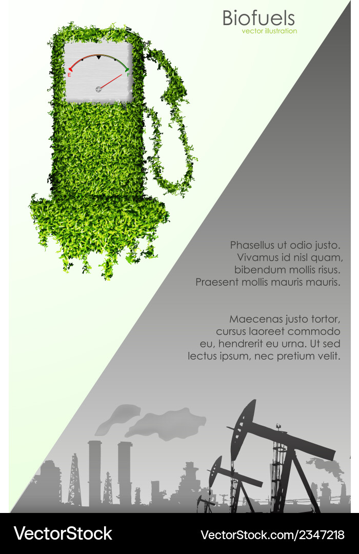 Concept of natural sources supply Royalty Free Vector Image