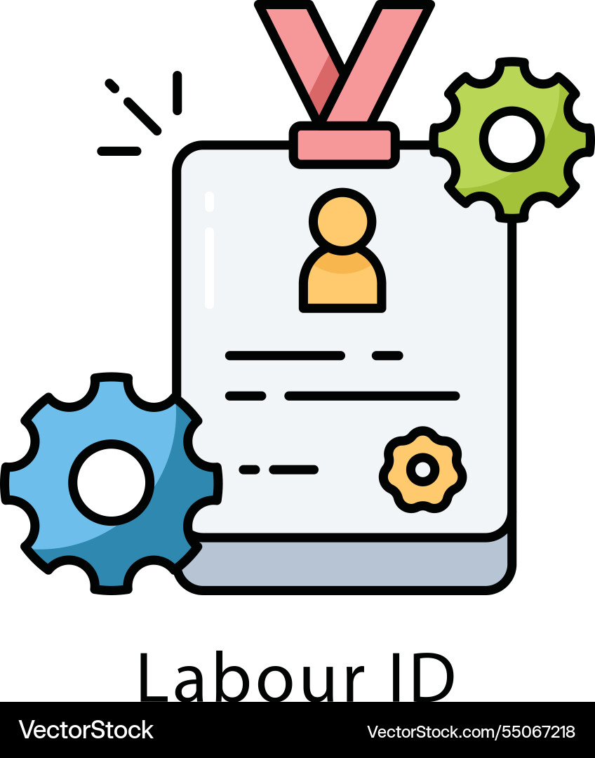 Employee Id Card Vector Images (over 7,200)