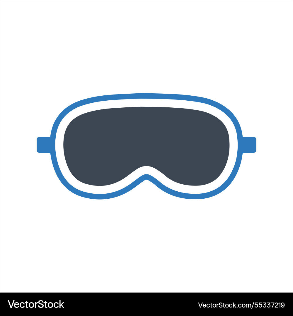 Eye mask icon sleeping Royalty Free Vector Image
