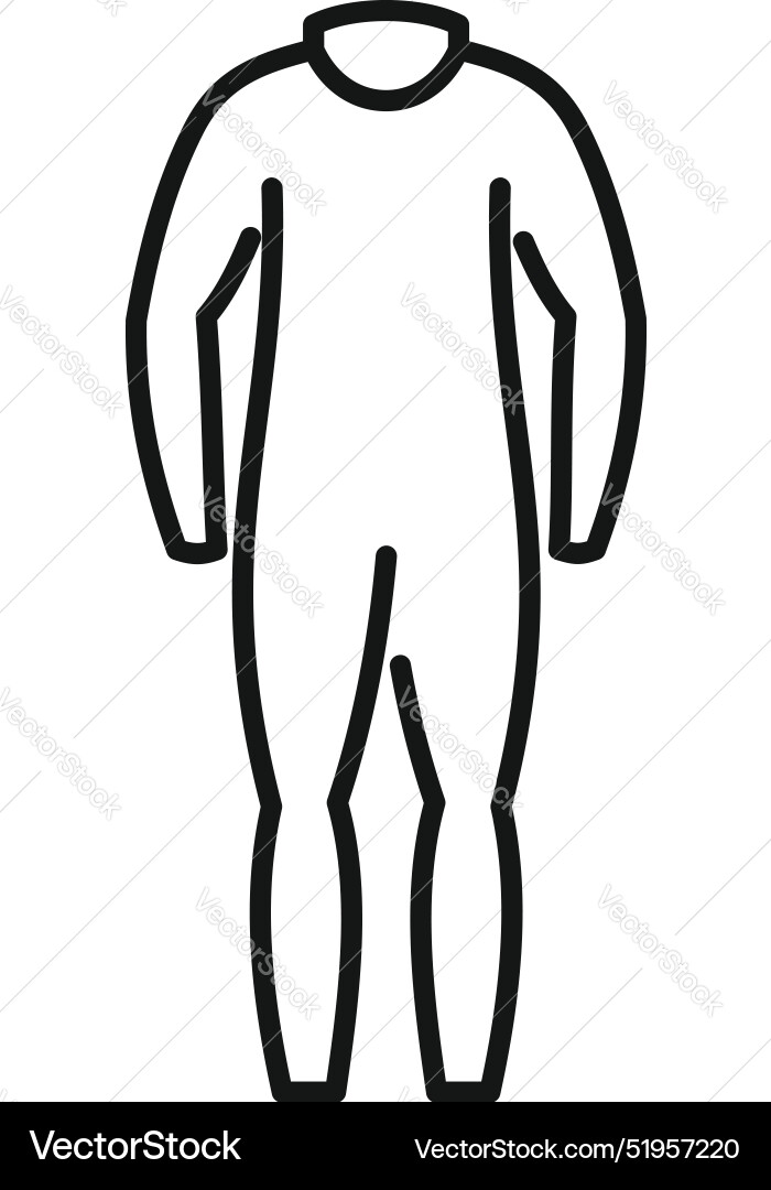 Diving suit icon showing professional scuba gear Vector Image