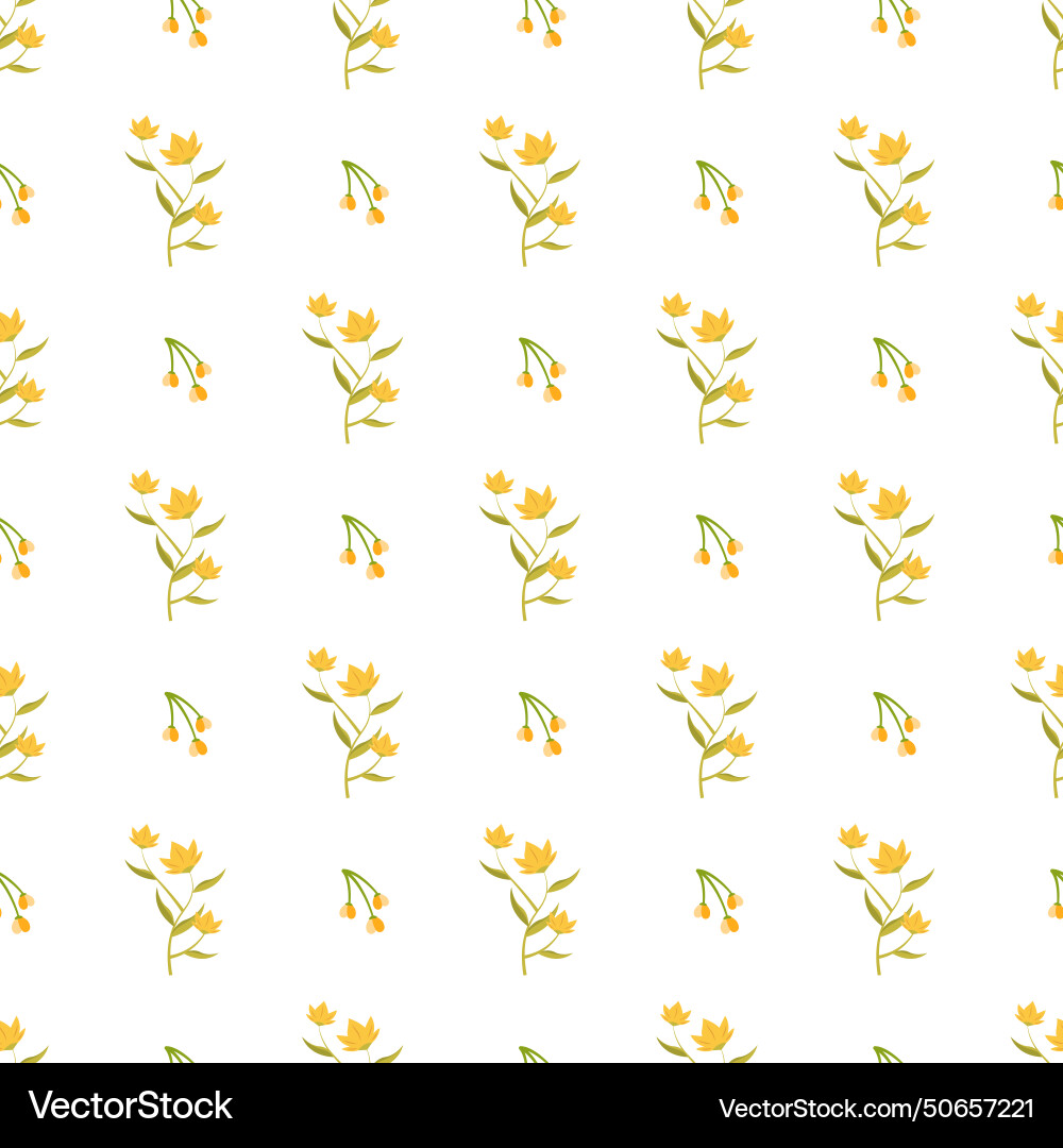 Free color small flowers pattern Royalty Free Vector Image
