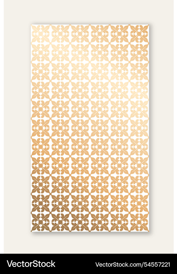 Geometric golden luxury poster seamless pattern Vector Image