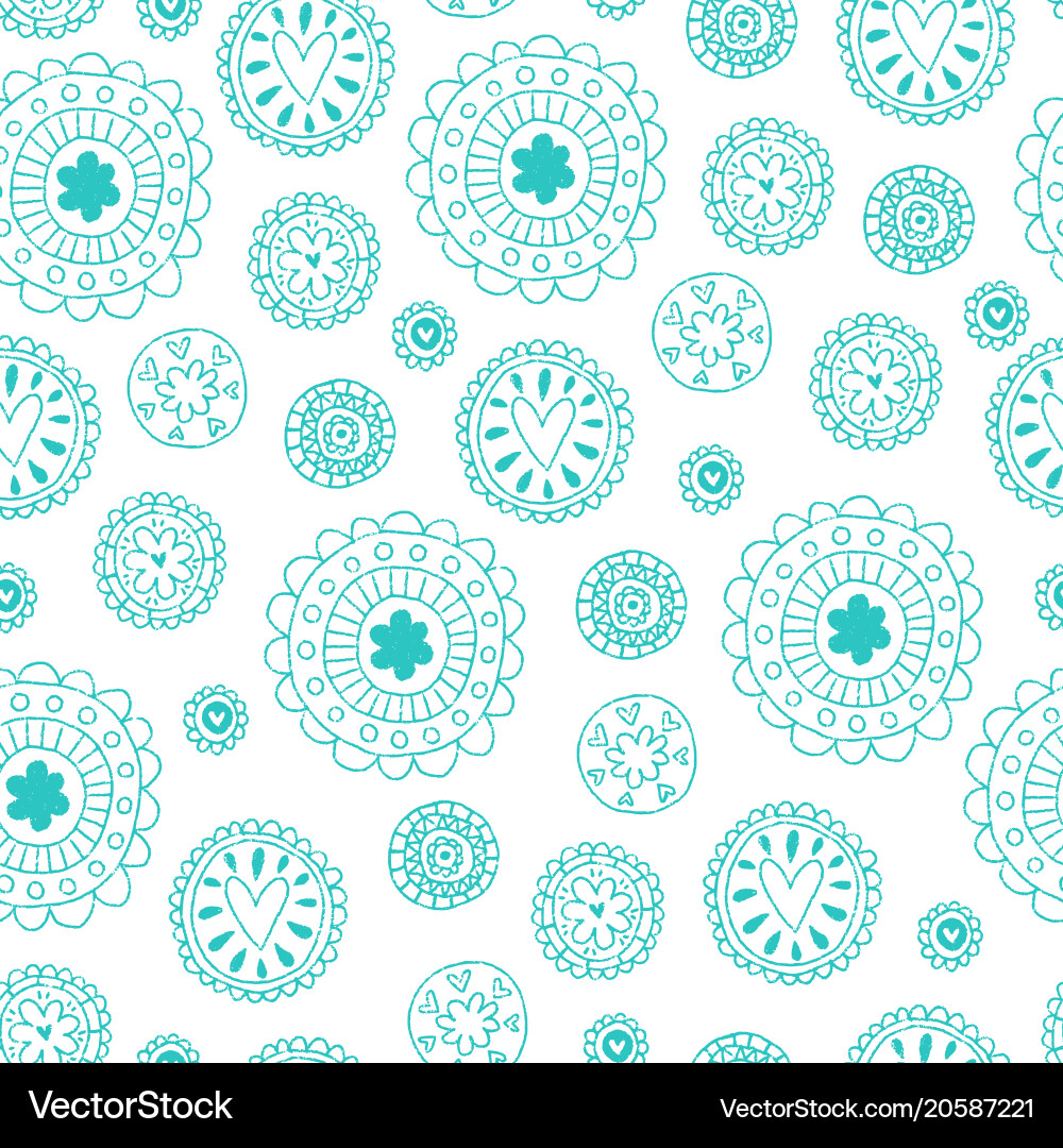 Hand drawn pattern Royalty Free Vector Image - VectorStock