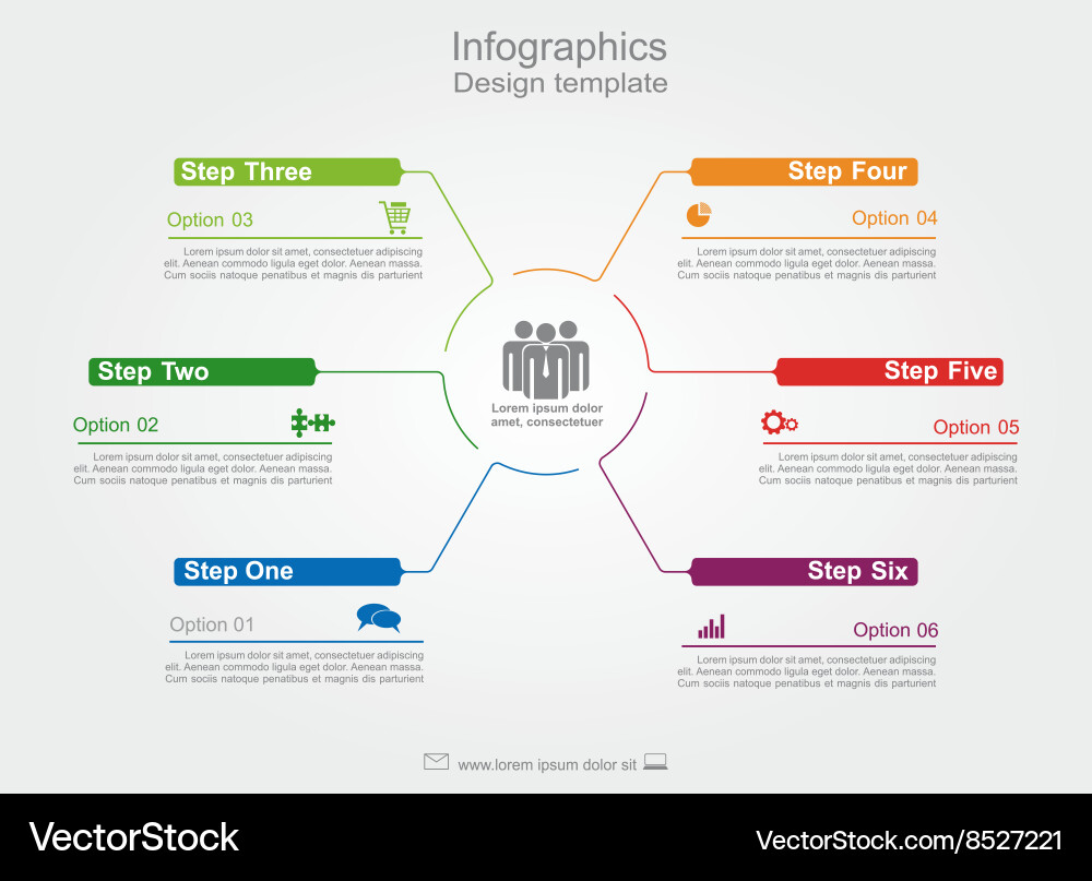 Infographic design template Royalty Free Vector Image