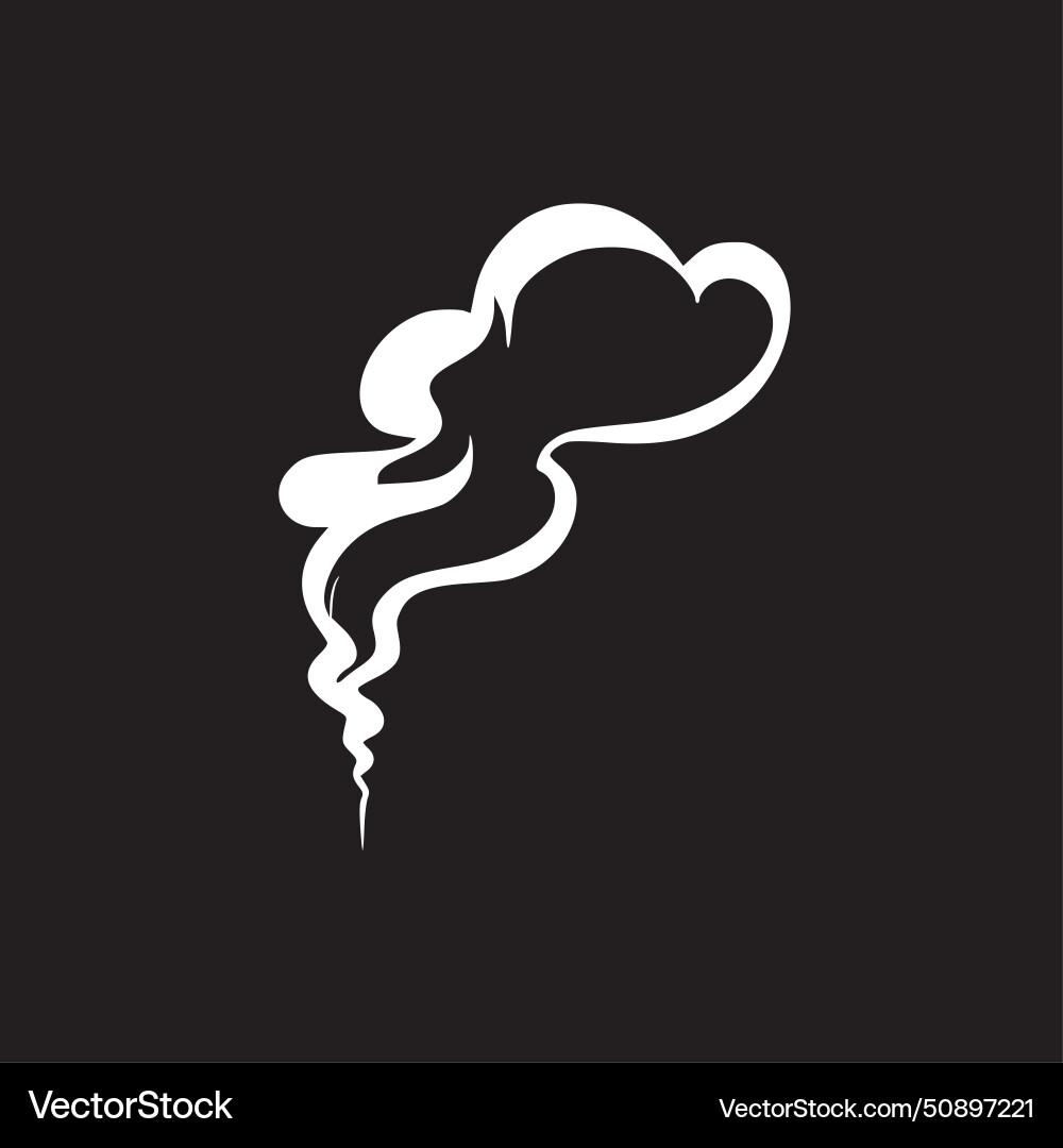 Smoke - high quality logo ideal for t-shirt Vector Image
