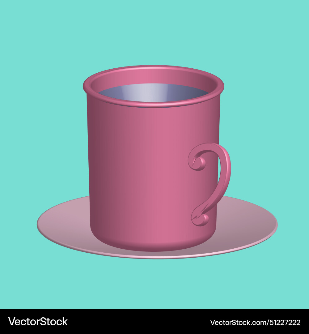 3d mug design Royalty Free Vector Image - VectorStock