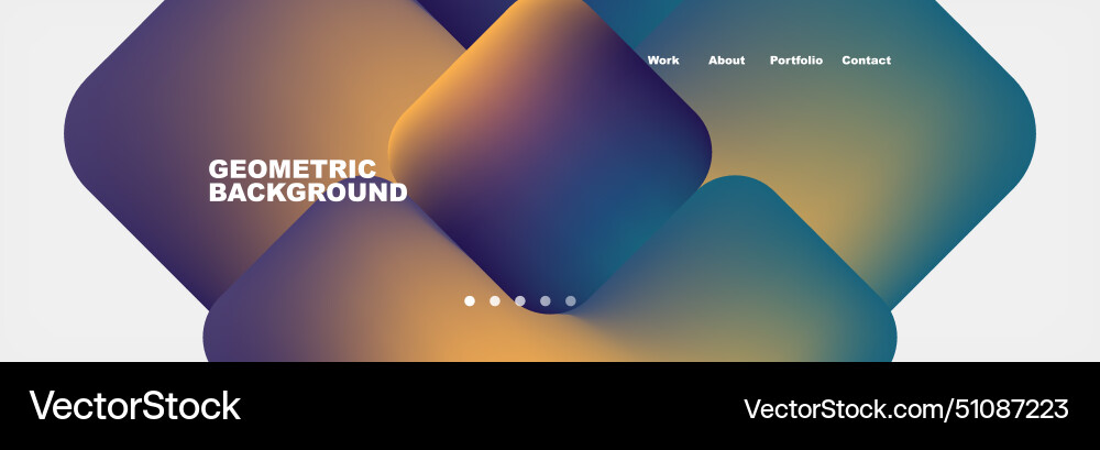 Atmospheric landscape with electric blue gradient Vector Image