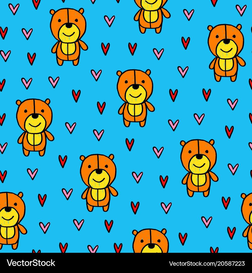 Kids pattern Royalty Free Vector Image - VectorStock