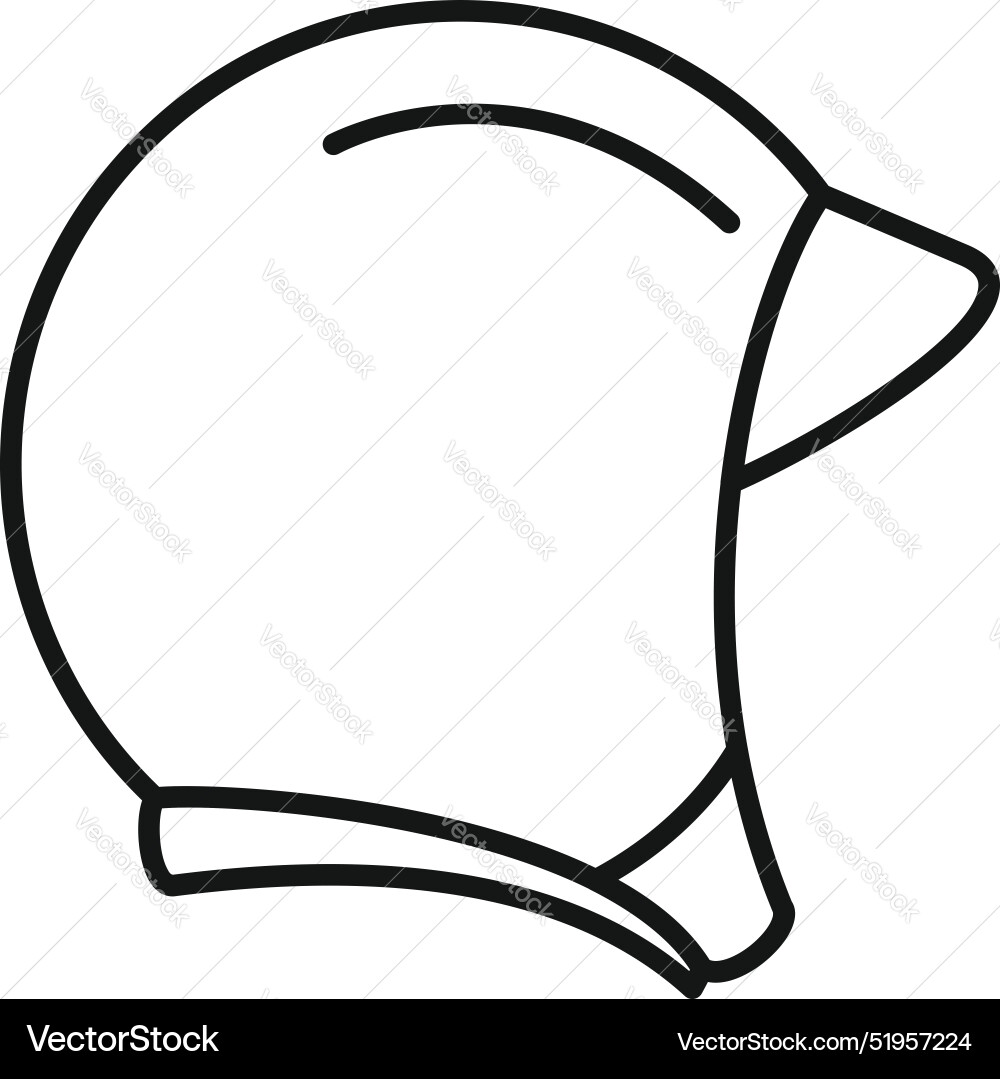Protective helmet providing safety and head Vector Image