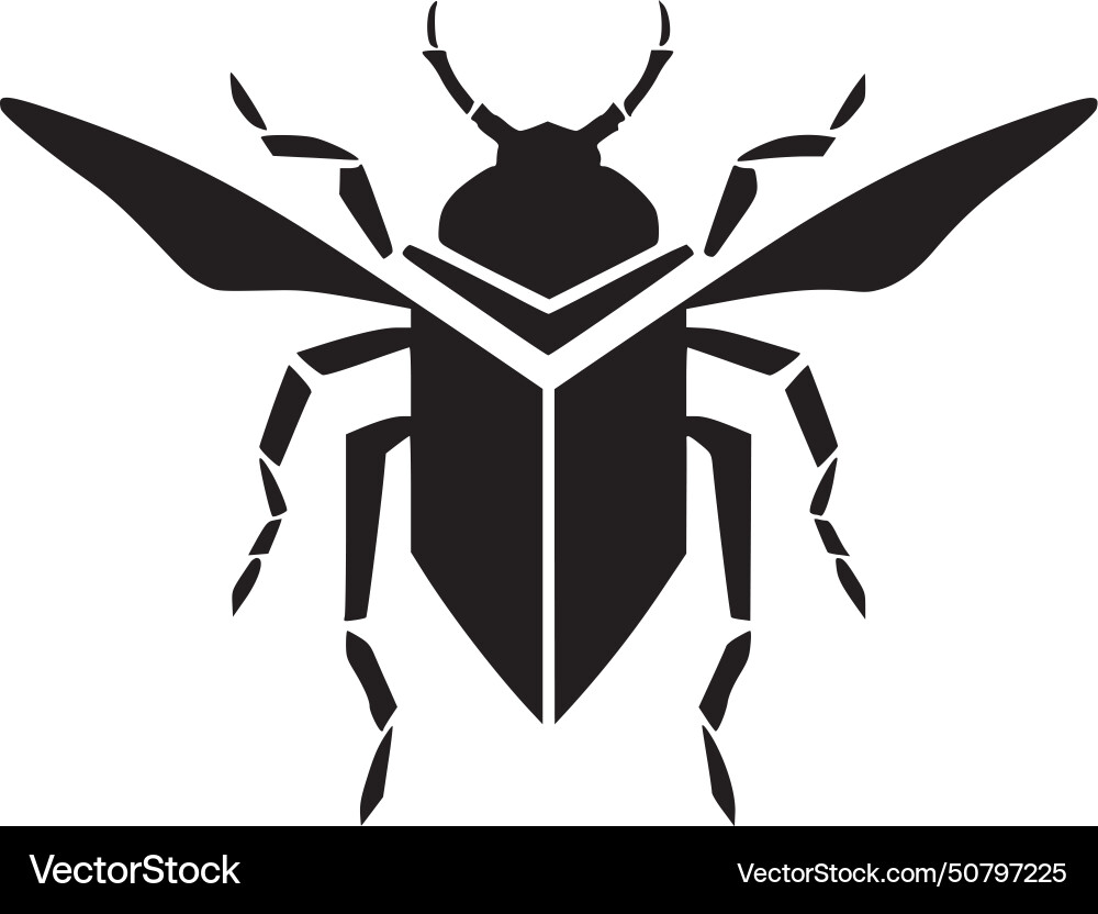 Beetle - high quality logo ideal for t-shirt Vector Image