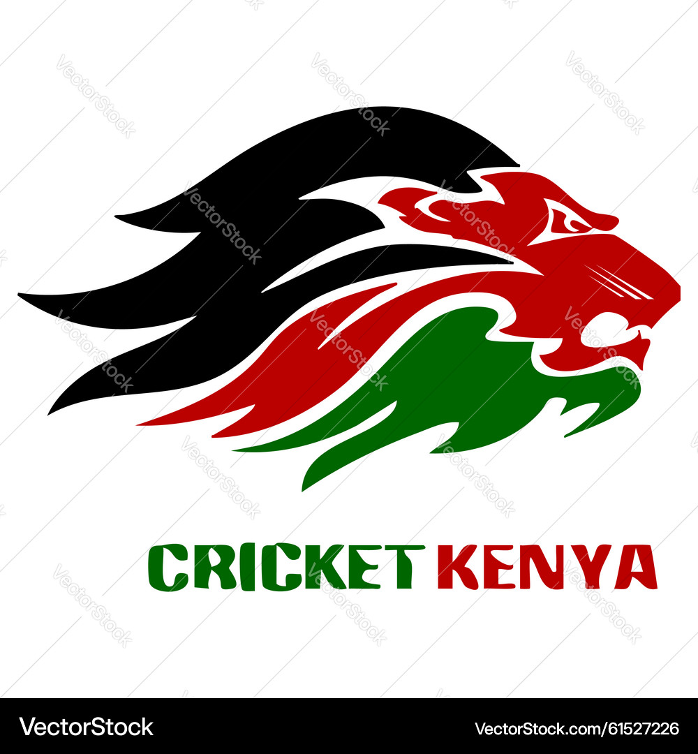 Cricket Kenya Logo (61527226) – Royalty-Free Vector | VectorStock