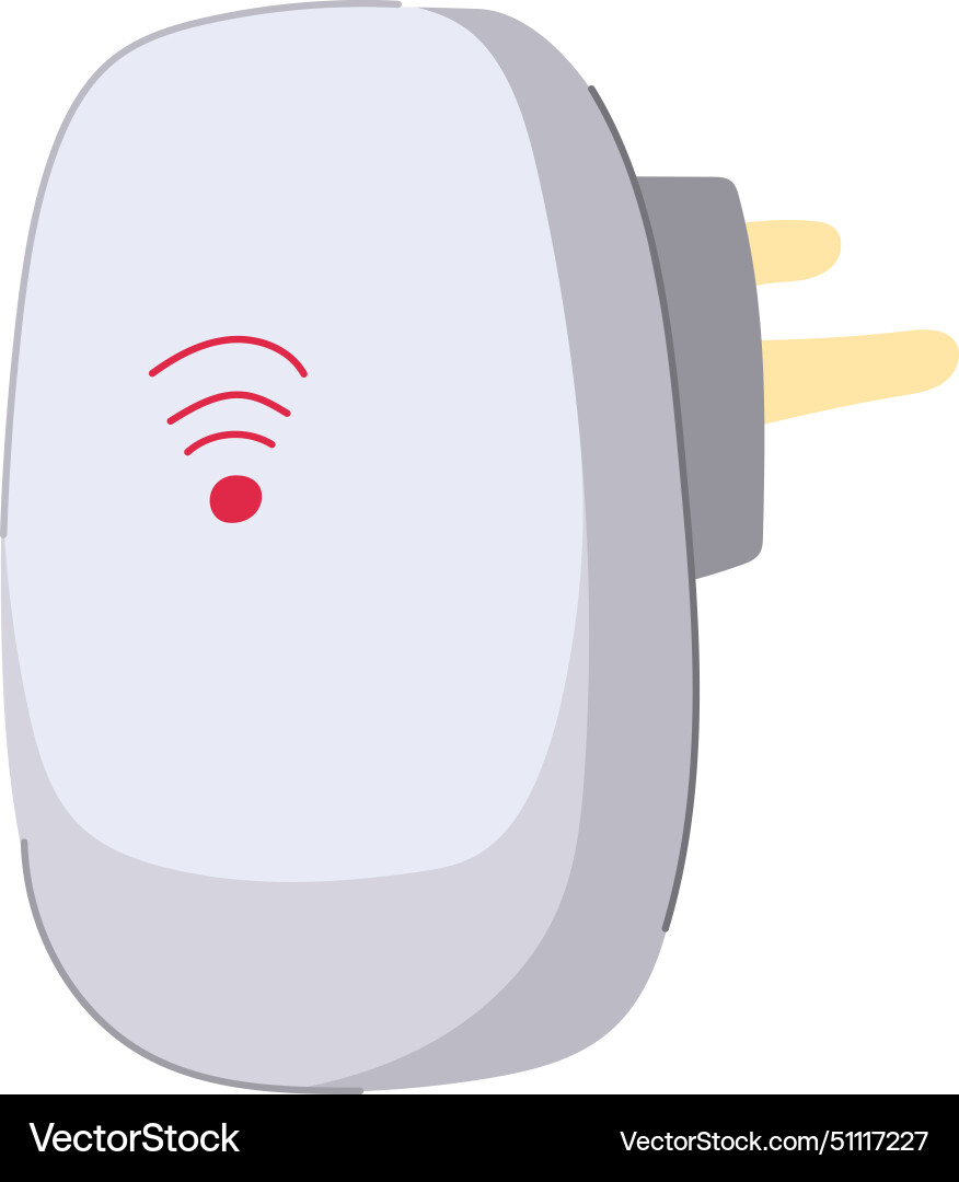 Automation smart home hub cartoon Royalty Free Vector Image