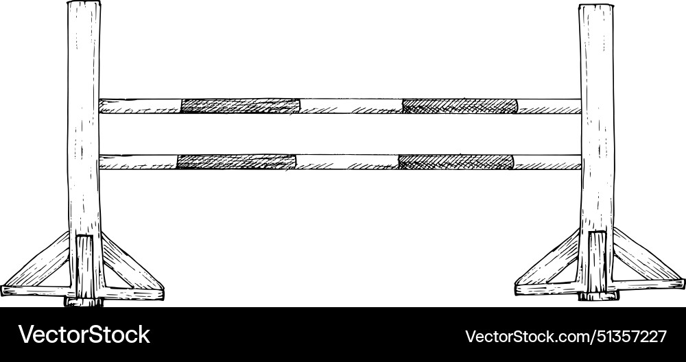 Graphic of barrier for show Royalty Free Vector Image