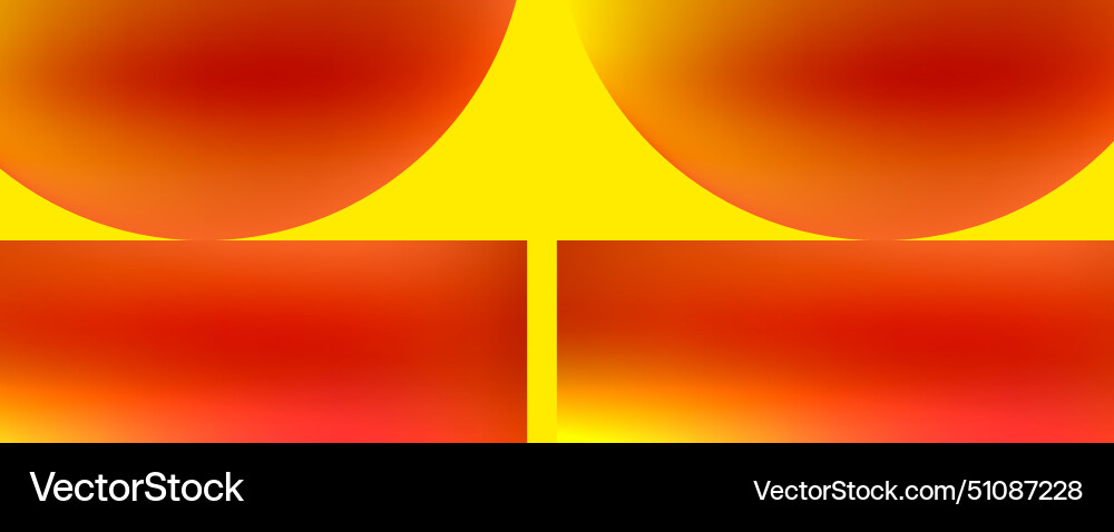 Amber and orange background with a triangle symbol