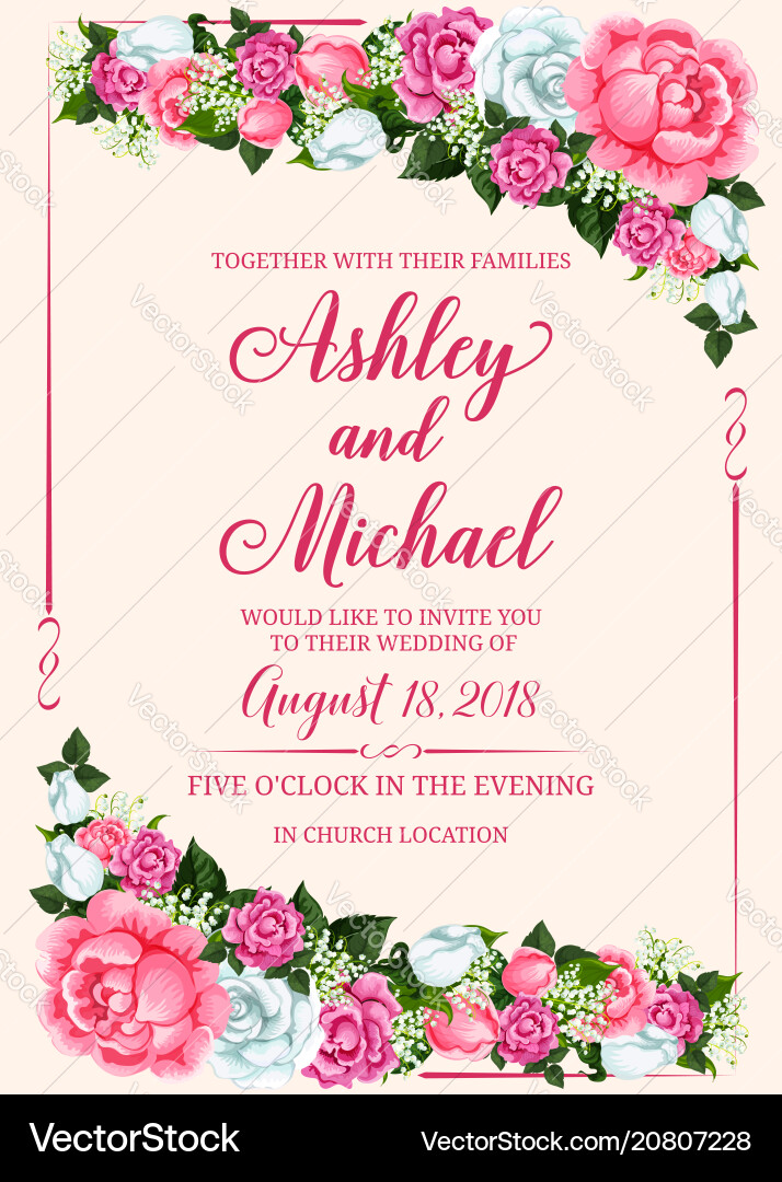 Pink Invitation Borders