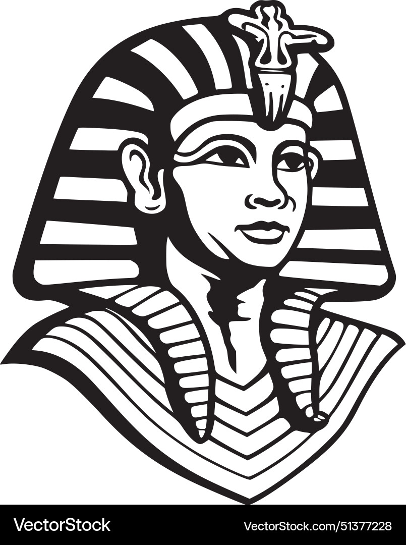 Sphinx - black and white Royalty Free Vector Image