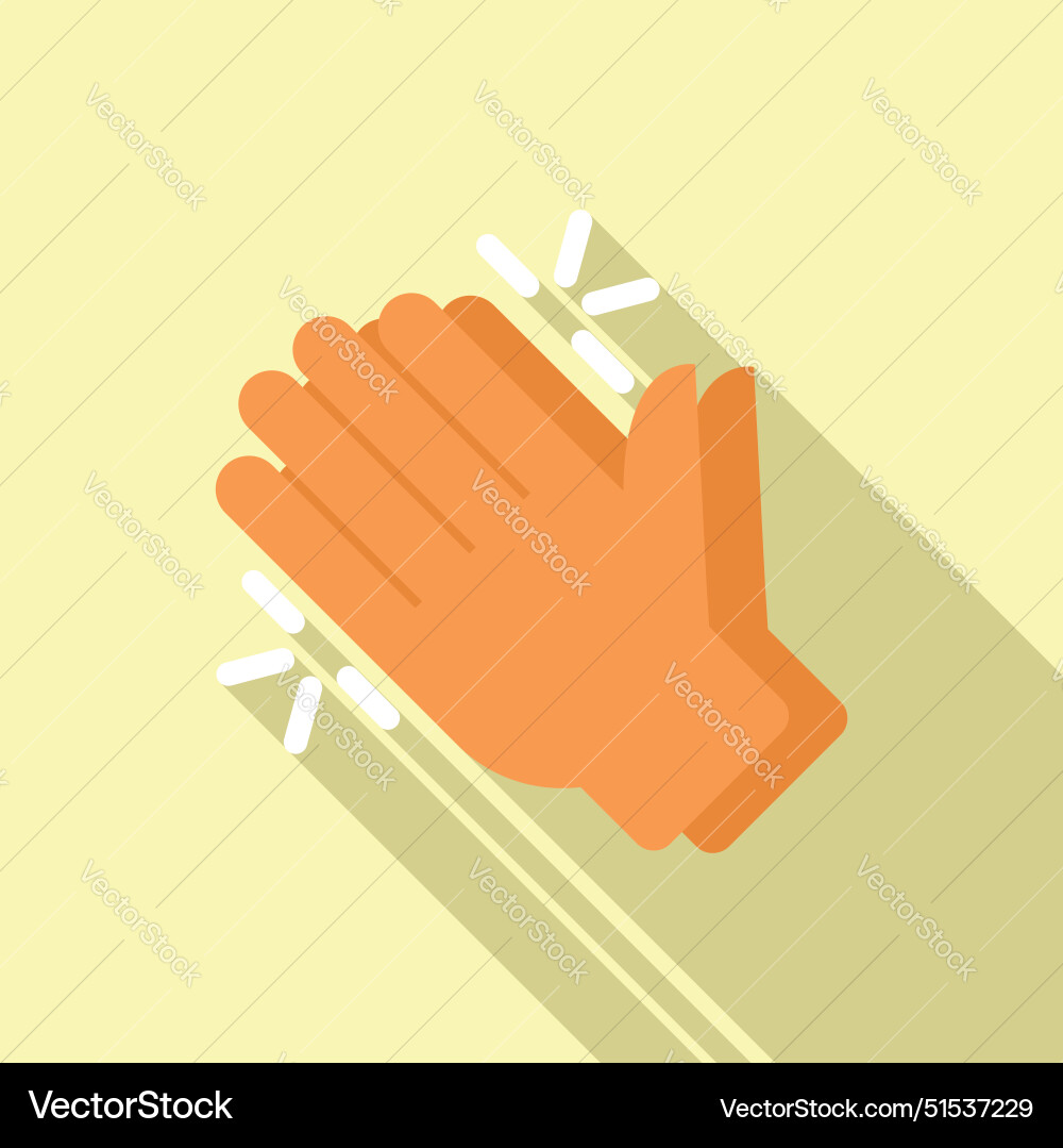 Bravo clapping hands to show approval Royalty Free Vector