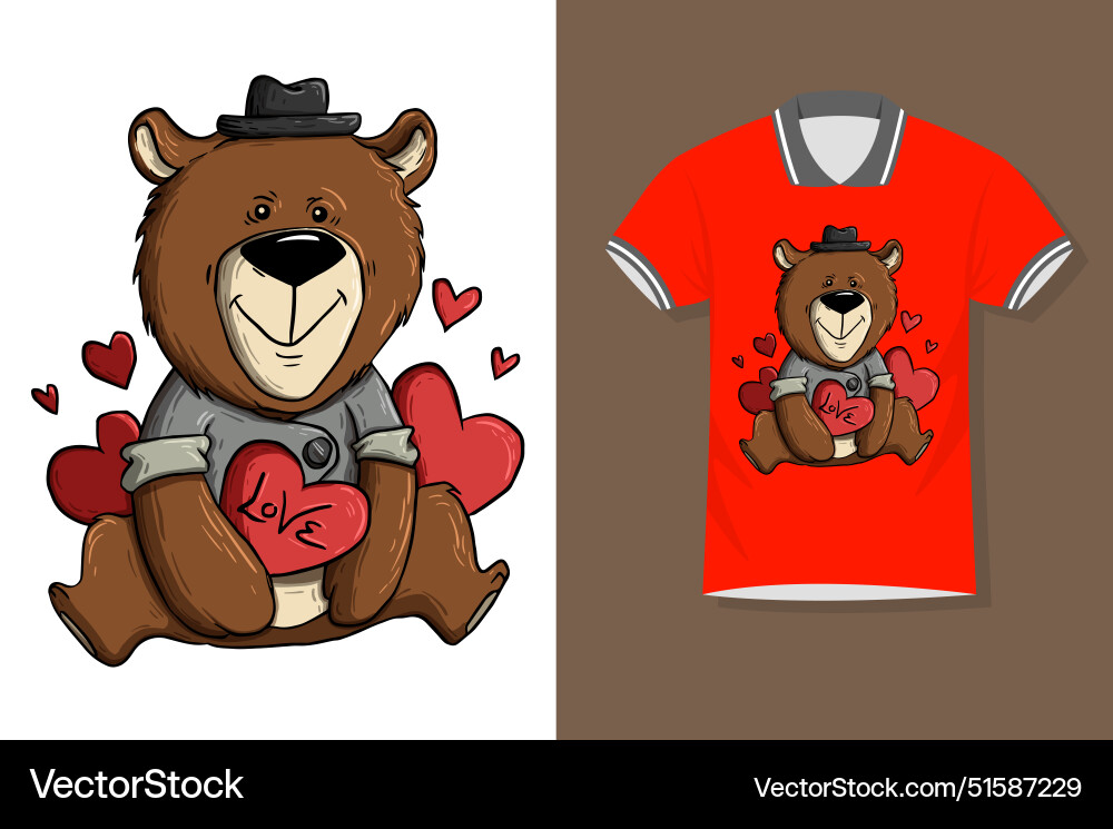 Cartoon t-shirt Royalty Free Vector Image - VectorStock
