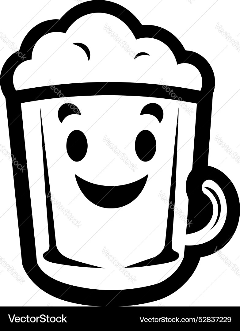 Sip smiles cute and charming pocket pints beer Vector Image