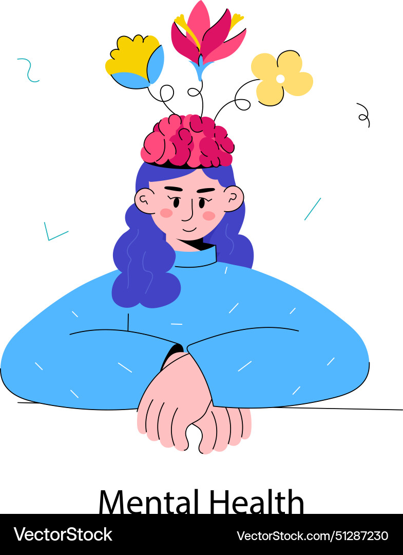 Mental health Royalty Free Vector Image - VectorStock