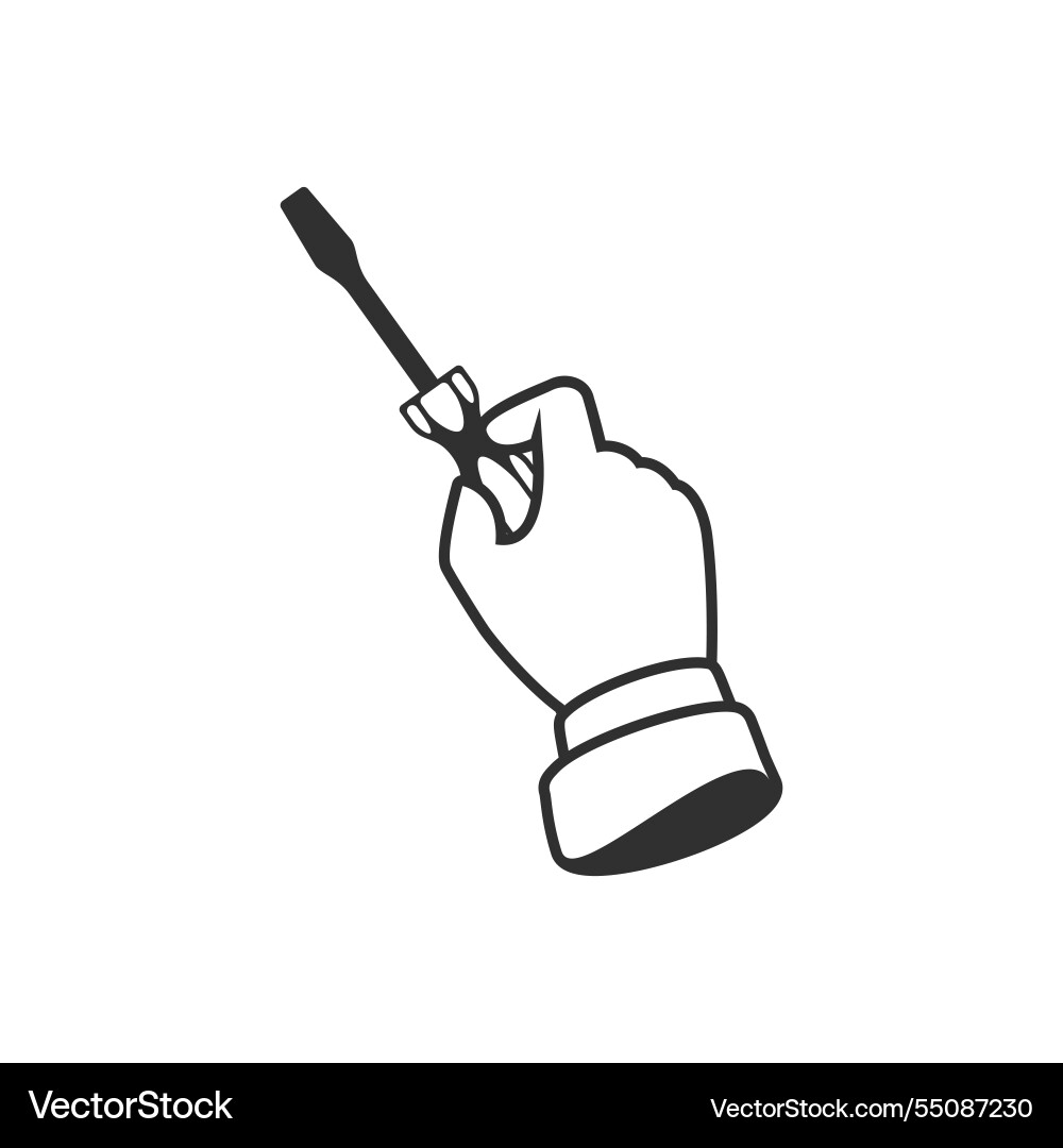 Screwdriver icon Royalty Free Vector Image - VectorStock