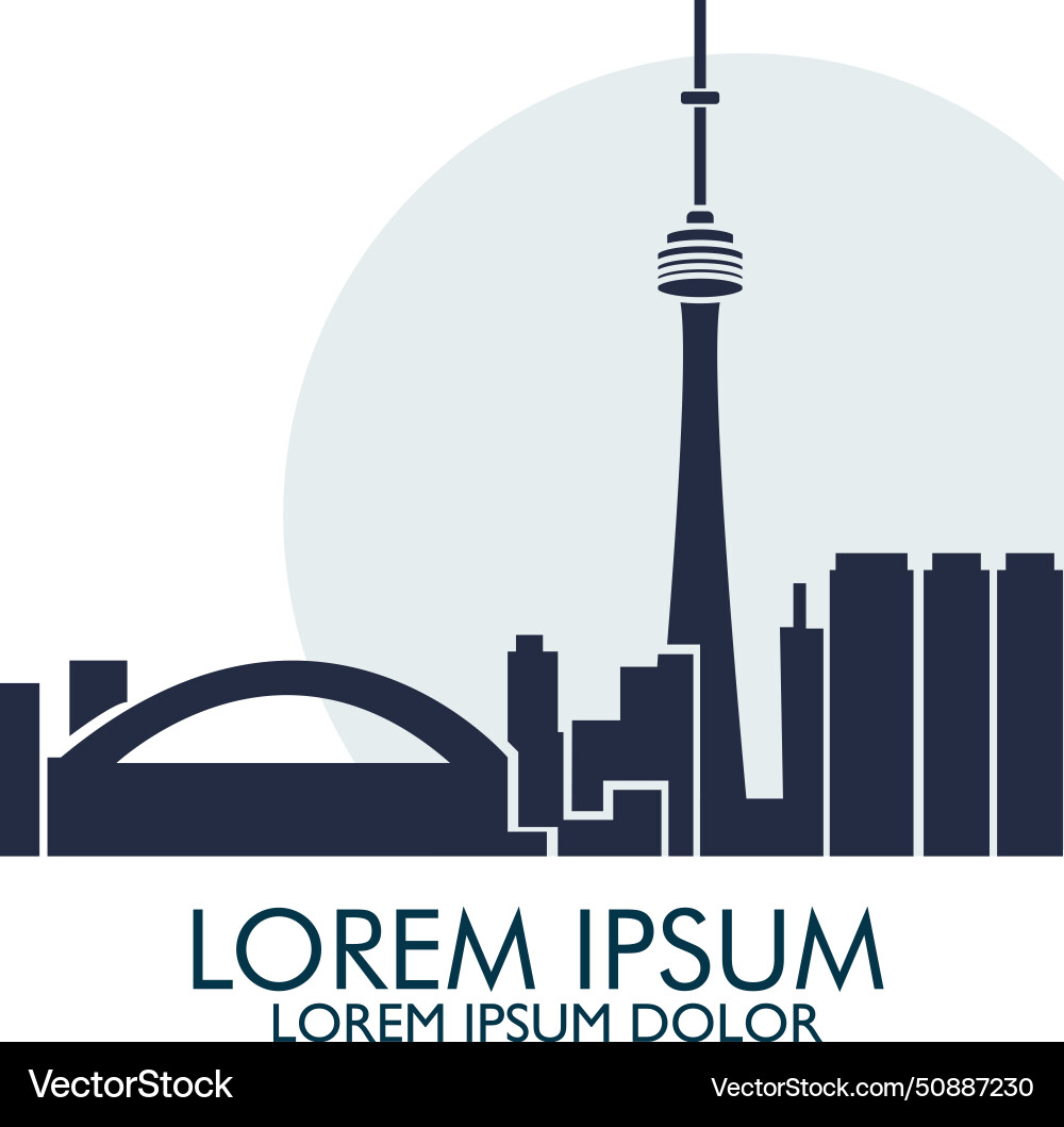 Toronto logo Royalty Free Vector Image - VectorStock