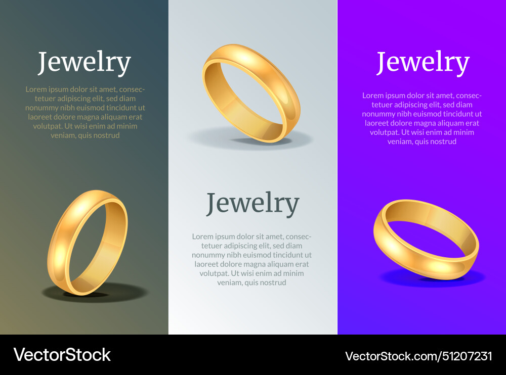 Gold ring wedding metal icon golden Royalty Free Vector