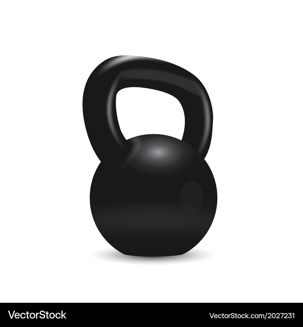 Kettlebell Royalty Free Vector Image - VectorStock
