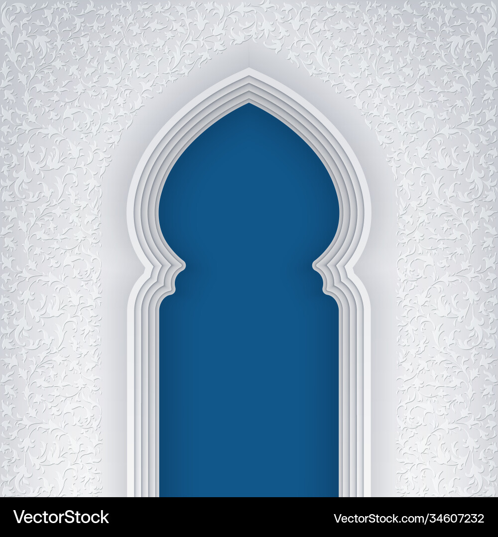 Arabic Arch Pattern Royalty Free Vector Image - VectorStock
