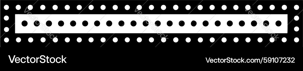 Thin Dotted Border Frame – Royalty-Free Vector | VectorStock