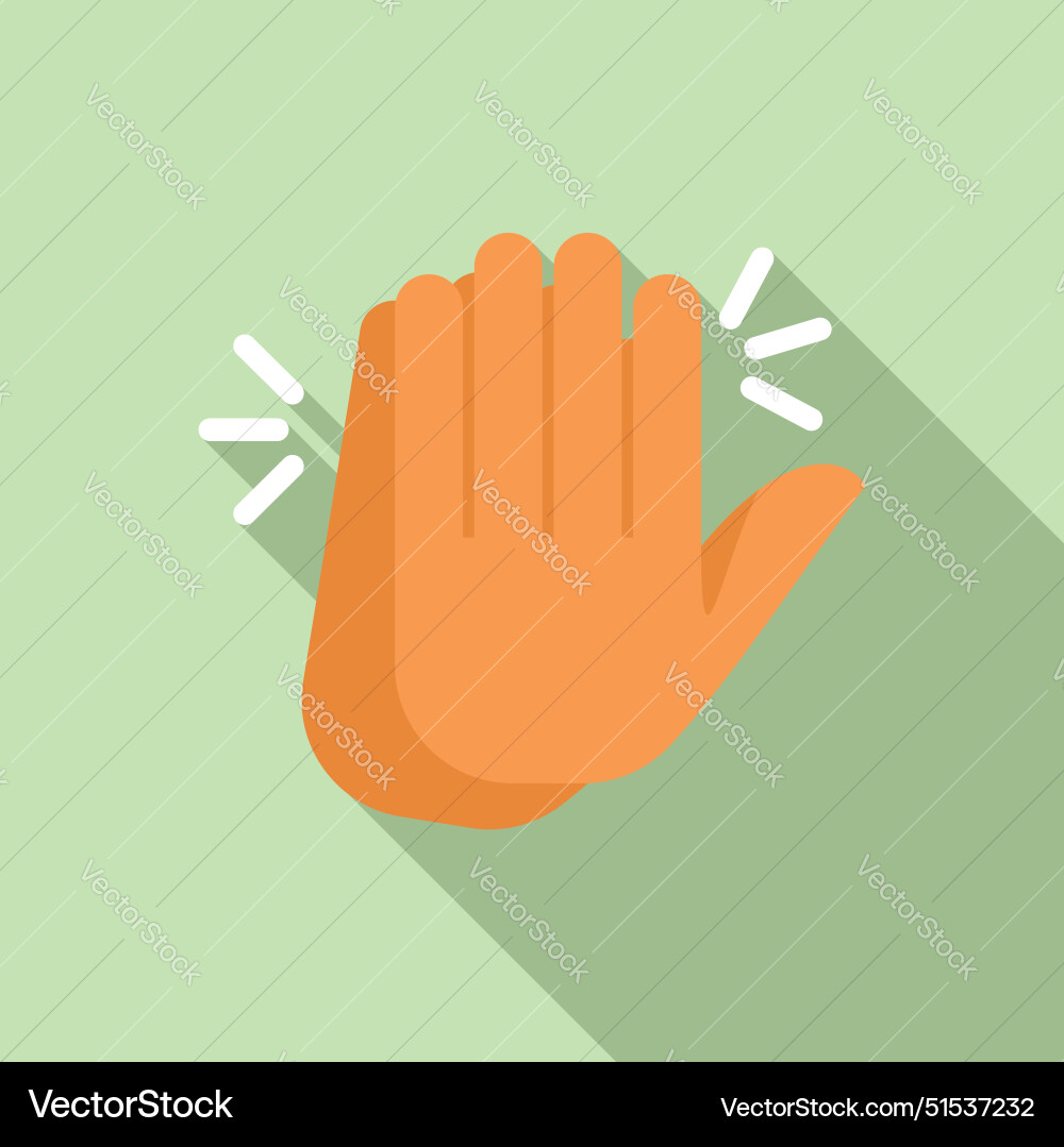 Two hands coming together Royalty Free Vector Image